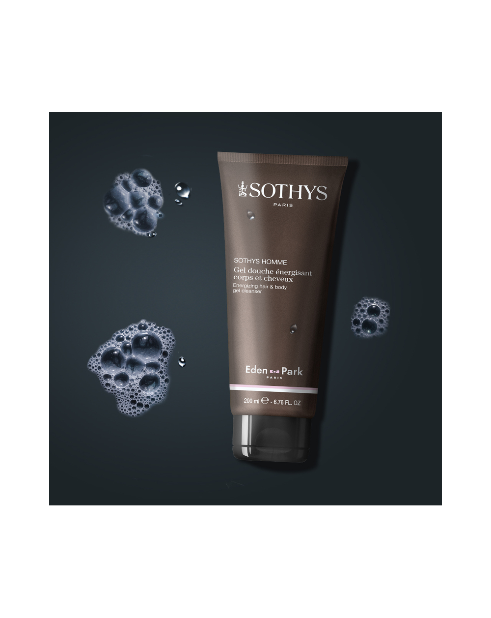 gel douche vitalité corps et cheveux homme sothys